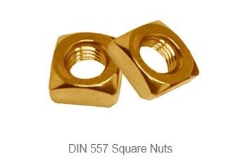DIN 557 Nuts Brass Square Nuts DIN 557 Nickel plated Brass Square nut ...