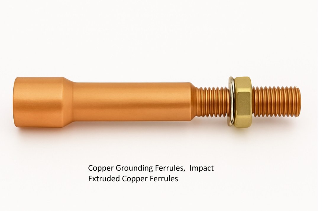 Copper Grounding Ferrules - Conex Screws and Fasteners