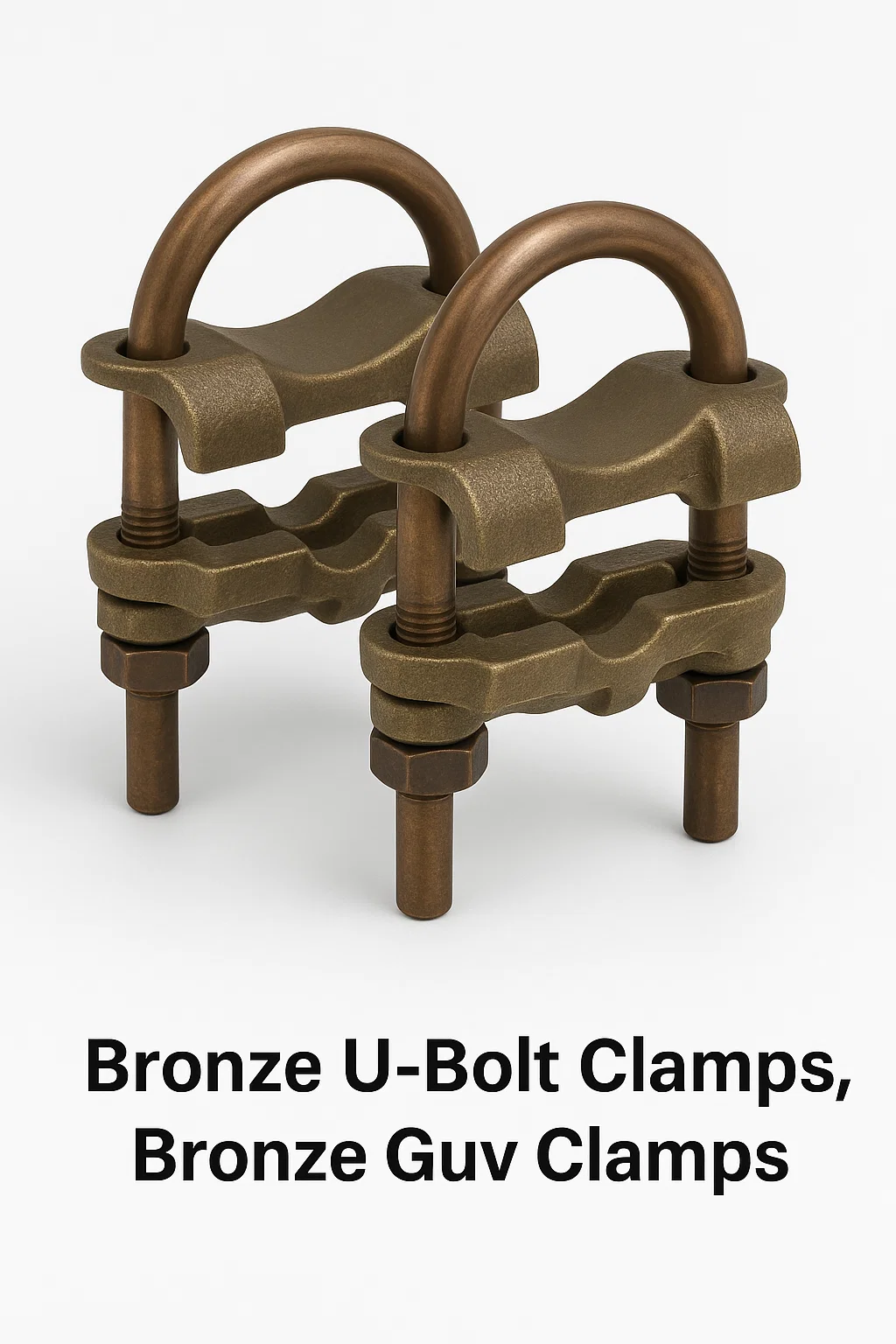 Bronze Ground U Clamps | Bronze GUV Ground Clamps - Conex Screws and ...